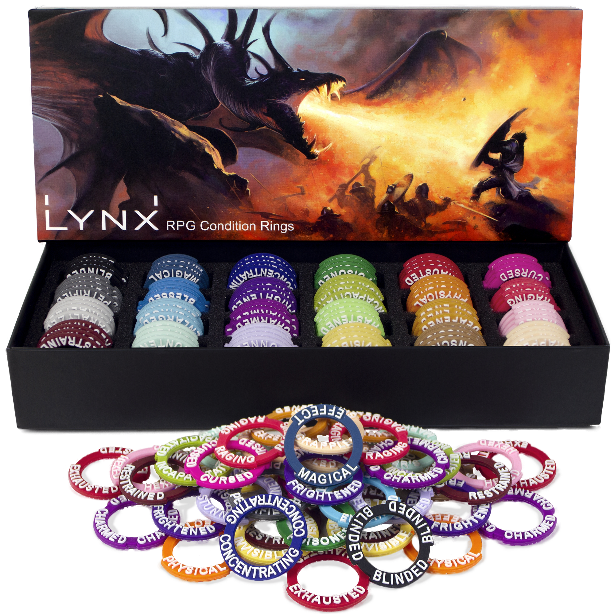 Rpg Condition Rings | For Dungeons And Dragons (DnD) And Pathfinder