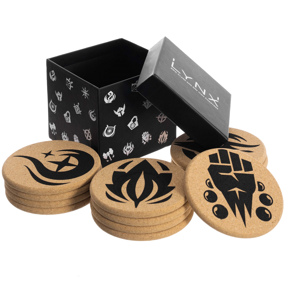 RPG Class/DM Icon Coasters | Dungeons & Dragons (DnD)/RPG DM & Players