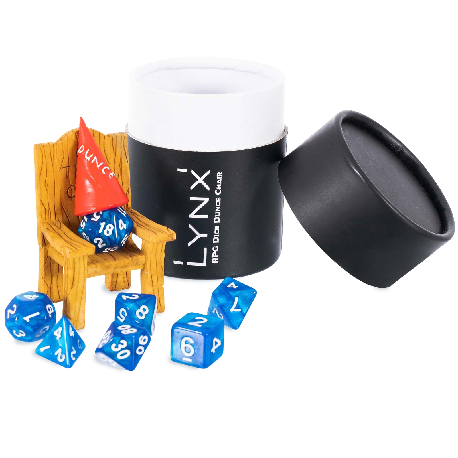 Dice Jail Chair & Dunce Hat | For Dungeons and Dragons (DND) / Any RPG