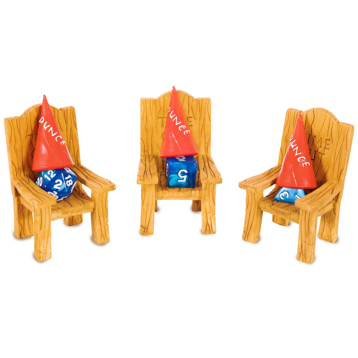 Dice Jail Chair & Dunce Hat | For Dungeons and Dragons (DND) / Any RPG